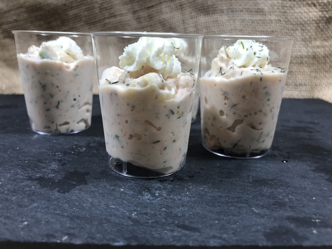 Verrine De Saumon Aux Pommes Croquantes